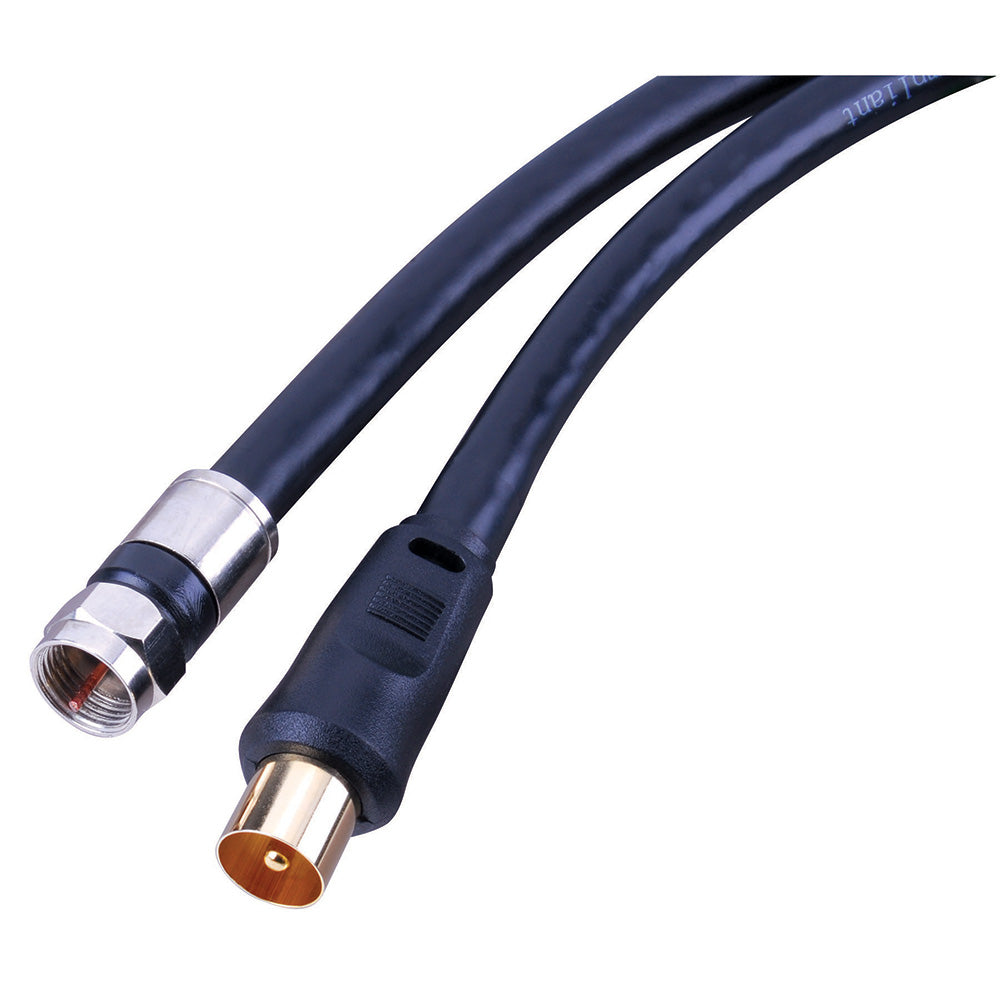 Bluejet 6 Ft TV/Antenna to F-Type RG6 Quad Coax Cable (BJVP1015) – Arisit