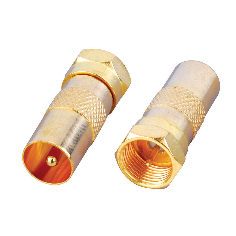 Bluejet PAL Plug to F-Coax Male Plug Adapter (BJVP1023) – Arisit