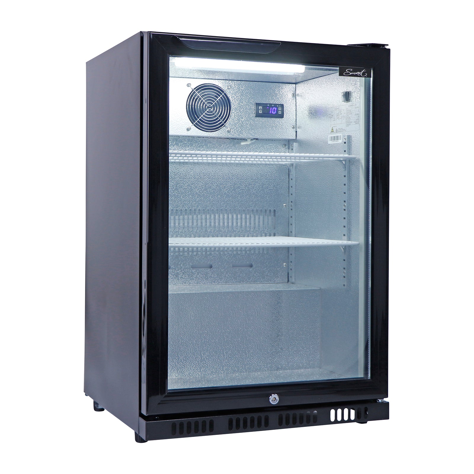 Smart 118L Drinks Chiller With Single Glass Door in Black (SMH1840BLK ...