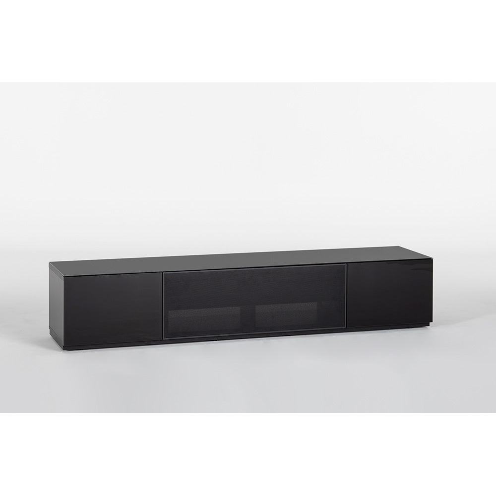 Sonorous 2000mm Studio Series TV Cabinet in Black (STD200PBLKBLKBS ...